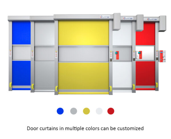 high speed bay doors for factory's outbound port - High speed door