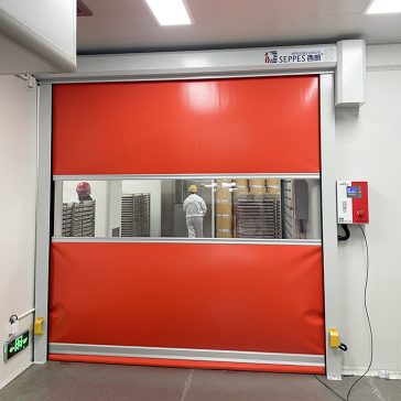 high speed bay doors for factory's outbound port - High speed door